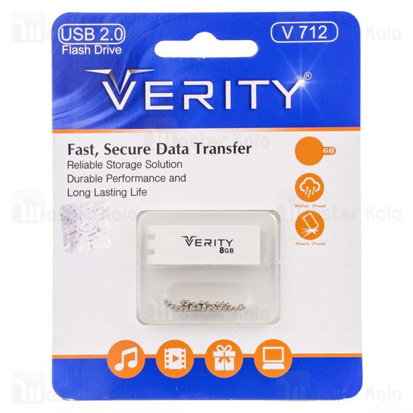 خرید فلش 8 گیگ وریتی v712 - فلش 8 گیگ verity v712 | مسترکالا